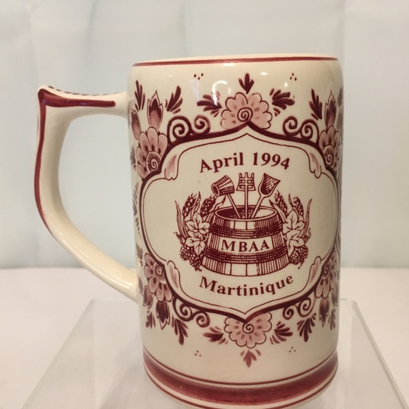 Vintage | Dining | Vintage 94 Handwork Mug Holland Red Delft Stein ...